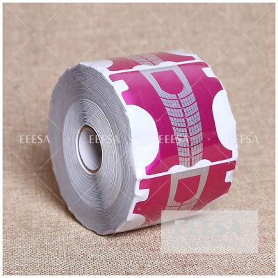 China Multifunction Nail Form Builder Gel Nail Art Extension Tool Durable Paper Form for sale