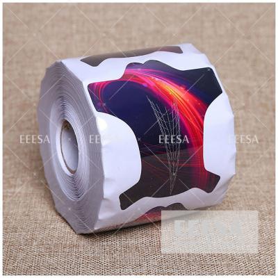 China Stiletto Nail Art Form Thick Paper Natural Nail Extension Holder for sale