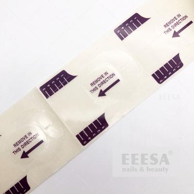 China Nail Artists PVC Nail Form For Slow Fast Dry Acrylic Powder Extension Use for sale