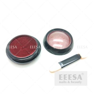 China Professional Magic Chrome Mirror Wine Red Nail Pigments Powder for sale