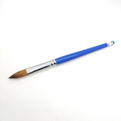 China Big Size #16 26Mm Hair Wooden Sable Kolinsky Hair Acrylic Nail Brush for sale