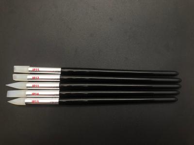 China 5 Pcs/Set Arrow Flat Cup Chisel Point Cone Tools Nail Art Rubber Silicone Tip Pen for sale