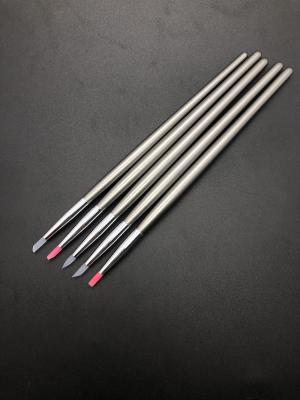 China 3Mm Angle Round Cup Chisel Pencil Point Finger Nail Art Inger Silicone Tool Brushes for sale