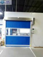 China High Speed Clean Room Roller Shutter Door PVC Fast Rolling Door for sale