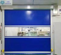 China Industrial Custom Fast Interior Automatic Roller Shutter Door Aluminum High Speed Roll up PVC Door for sale