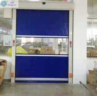 China Industrial Custom Fast Interior Automatic Roller Shutter Door Aluminum High Speed Roll up PVC Door for sale