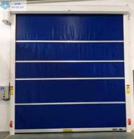 China Industrial Custom Fast Interior Automatic Roller Shutter Door Aluminum High Speed Roll up PVC Door for sale