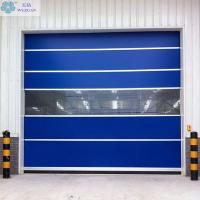 China Intelligent PVC Fast Soft Curtain Door High Speed Rolling Shutter Door for sale