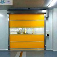China Airtight High Speed PVC Roll up Doors for Industrial Plant Hygienic Areas for sale