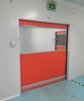 China Automatic Plastic Roll up Door with Radar Sensor PVC Fast Door High Speed PVC Door for sale