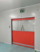 China Automatic Plastic Roll up Door with Radar Sensor PVC Fast Door High Speed PVC Door for sale