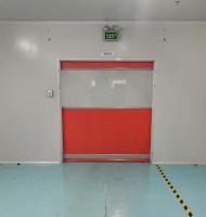 China Automatic Plastic Roll up Door with Radar Sensor PVC Fast Door High Speed PVC Door for sale