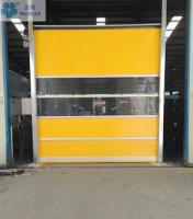 China Automatic Plastic Roll up Door with Radar Sensor PVC Fast Door High Speed PVC Door for sale