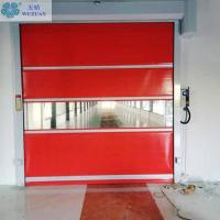 China Food Factory Automatic Rapid Roller Shutter Door PVC Fast Gate / Rapid Speed PVC Plastic Fast Rolling Door for sale