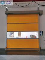 China Food Factory Automatic Rapid Roller Shutter Door PVC Fast Gate / Rapid Speed PVC Plastic Fast Rolling Door for sale