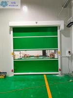China PVC Fabric Car Wash Plastic Fast Action Automatic Servo System Rapid Roll High Speed Roller Shutter Door for sale