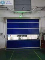 China PVC Fabric Car Wash Plastic Fast Action Automatic Servo System Rapid Roll High Speed Roller Shutter Door for sale