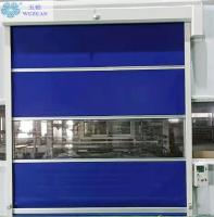 China Automatic Industrial Custom Fast Interior Exterior Roller Shutter Garage Plastic Roll up High Speed PVC Door for sale