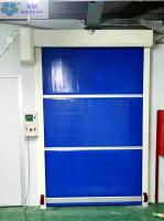 China Automatic Industrial Custom Fast Interior Exterior Roller Shutter Garage Plastic Roll up High Speed PVC Door for sale