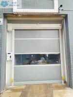 China Automatic Industrial Custom Fast Interior Exterior Roller Shutter Garage Plastic Roll up High Speed PVC Door for sale