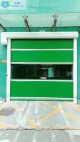 China Automatic Industrial Custom Fast Interior Exterior Roller Shutter Garage Plastic Roll up High Speed PVC Door for sale
