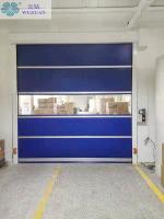 China Industrial Electric PVC High Speed Roll up Door Automatic Plastic Fast Rapid Roller Shutter Doors for sale