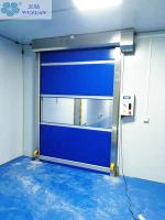 China Industrial Electric PVC High Speed Roll up Door Automatic Plastic Fast Rapid Roller Shutter Doors for sale