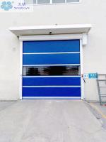 China Industrial Electric PVC High Speed Roll up Door Automatic Plastic Fast Rapid Roller Shutter Doors for sale