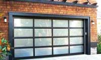 China Sliding 50mm 5000mm Height Glass Panel Garage Doors for sale
