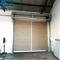 China 1.2m/S 0.8mm Curtain Industrial High Speed Roll Up Doors   for sale