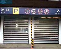 China Transparent 1.5m/S 4500mm Width High Speed Roll Up Doors for sale