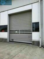 China Aluminum SD00012 1.5 Mm Fast Roll Up Door With Radar Sensor for sale