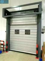 China Aluminum SD00012 1.5 Mm Fast Roll Up Door With Radar Sensor for sale