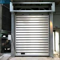 China 3m Height 1.2/S High Speed Spiral Door With Clear Window for sale
