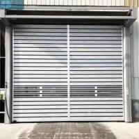 China 3m Height 1.2/S High Speed Spiral Door With Clear Window for sale