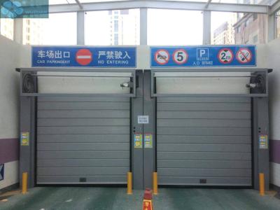 China 380V 2.5m/S High Speed Spiral Door For Garage for sale