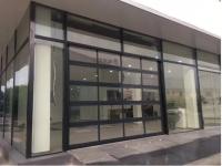 China Buglar Resistance 380V 40cm/S Glass Garage Doors for sale