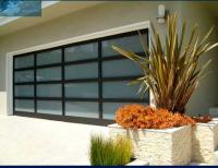 China Buglar Resistance 380V 40cm/S Glass Garage Doors for sale