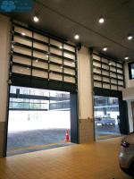 China Luxury 2.5mm Galvanized Steel 3m High Glass Garage Doors for sale