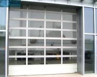 China Luxury 2.5mm Galvanized Steel 3m High Glass Garage Doors for sale