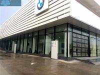 China 110V 420mm Panel Glass Front Garage Doors For 4S Shop for sale