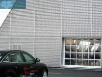 China Thermal Insulated 40mm 0.35mm Steel Full View Garage Doors for sale