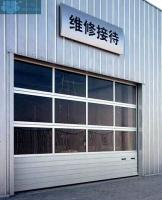 China Thermal Insulated 40mm 0.35mm Steel Full View Garage Doors for sale
