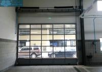 China Aluminum Alloy 4m Width 0.476mm Full View Garage Doors for sale