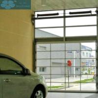 China Remote Control 50mm 2.5m Track Glass Panel Garage Doors for sale