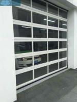 China Remote Control 50mm 2.5m Track Glass Panel Garage Doors for sale