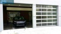China Remote Control 50mm 2.5m Track Glass Panel Garage Doors for sale