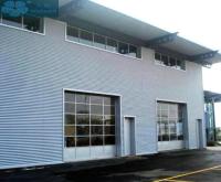 China Electrical 0.426mm 3000mm Height Clear Glass Garage Doors for sale