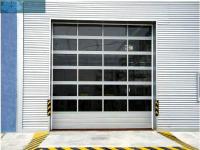 China 0.326mm 3m Rail Polycarbonate Glass Panel Garage Doors for sale