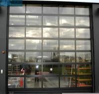 China 0.326mm 3m Rail Polycarbonate Glass Panel Garage Doors for sale